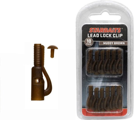 End Tackle Lead Lock Clip Weedy Green - Starbaits | bol