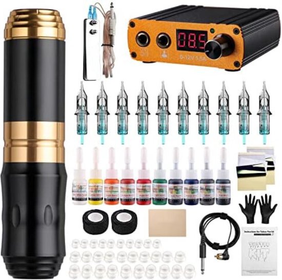 Tattoo Machine - Tattoo Set - Tattoo Machine Beginner Set - Tattoo ...