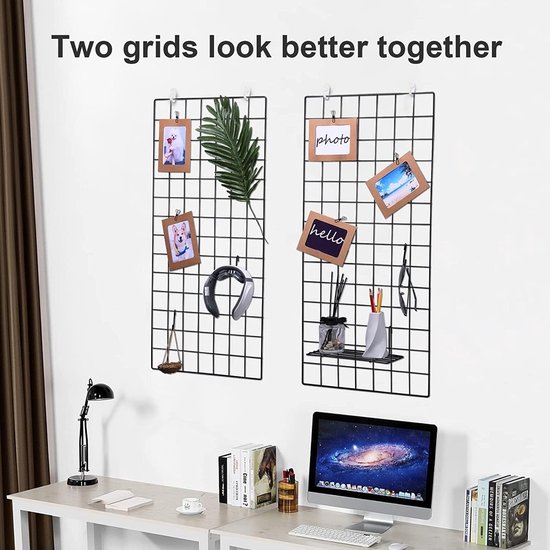 Wandrooster, multifunctionele rasterwand, wandrooster, fotowand, doe ...
