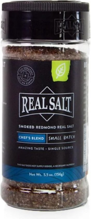 Real Salt | Smoked Salt | Chef's Blend 156g | 1 x 156 gram | bol
