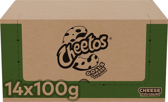 Cheetos Goals Cheese Chips - 14 x 100 gram | bol