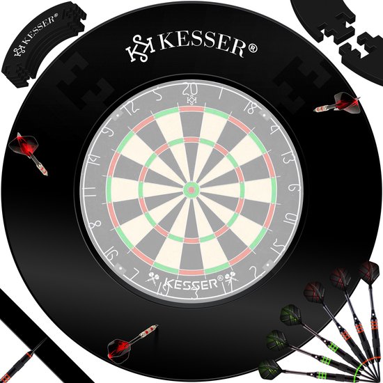 KESSER® Dartbord Surround Zwart - Dart Surroundring - Darts Surround ...