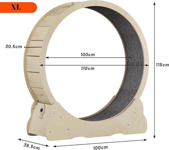 Loopwiel kat - Katten loopwiel - Looprad kat - Kattenwiel - Looprad ...