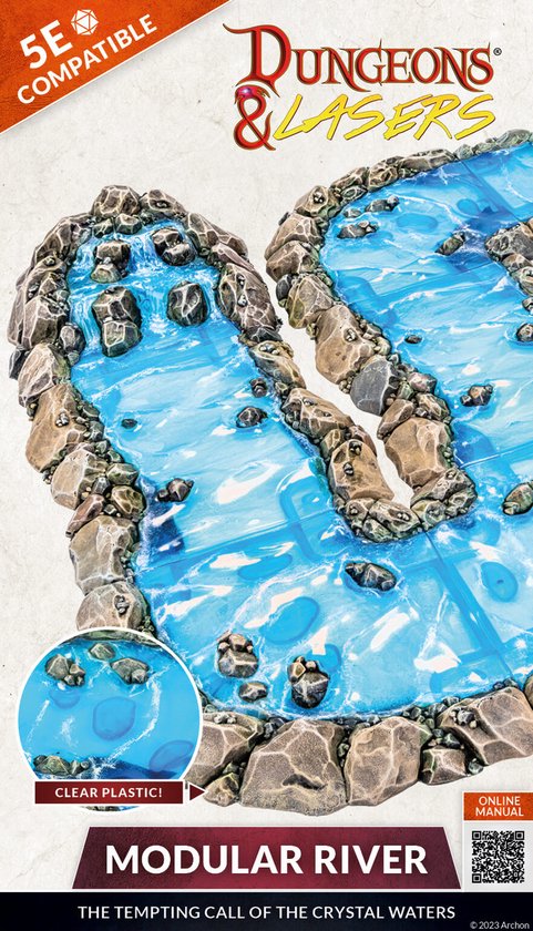 Dungeons and Lasers - MODULAR RIVER - RPG Terrein - Roleplaying Games ...