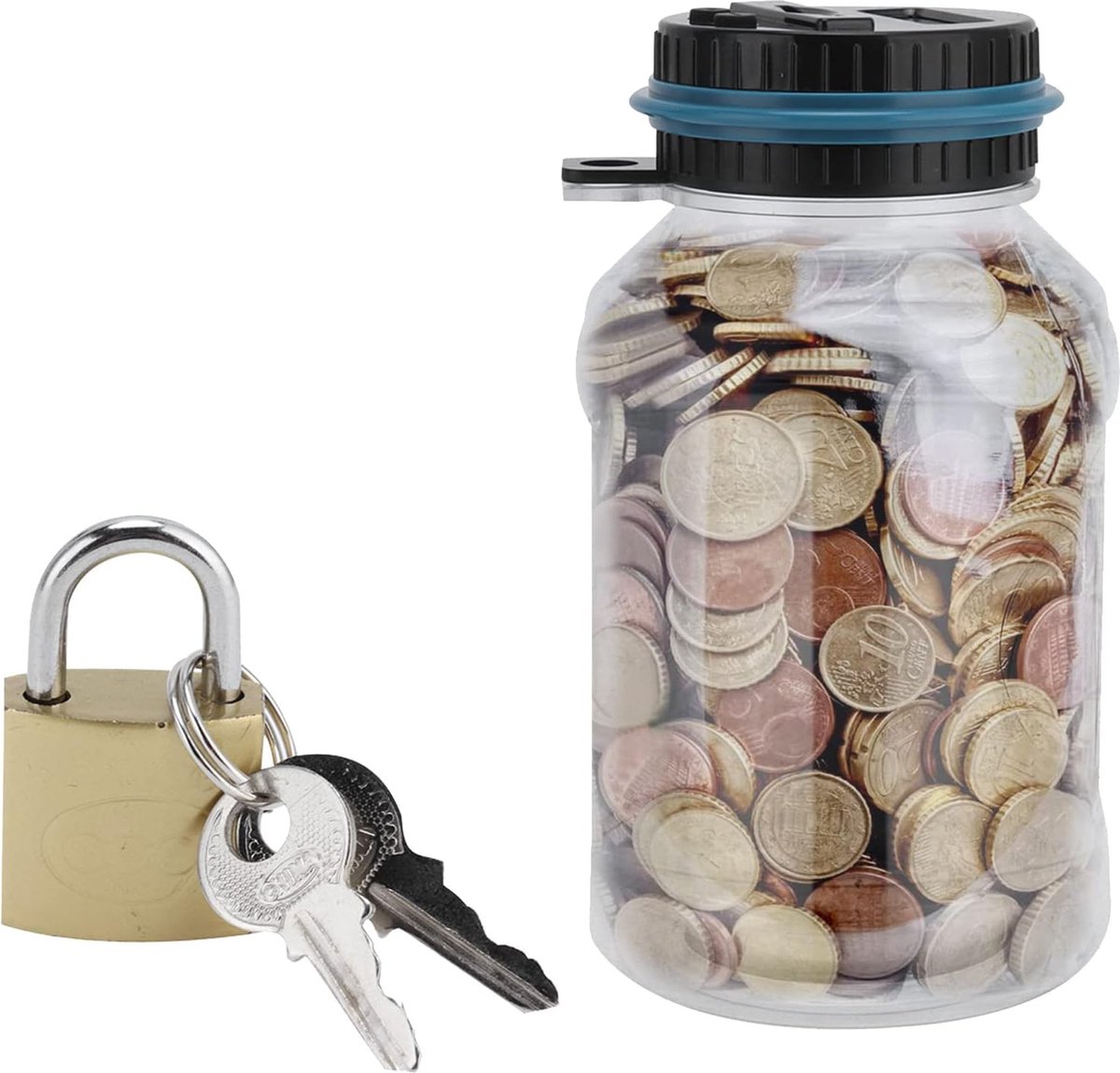 Digitale Spaarpot - Met muntenteller - Elektrische spaarpot - Transparant - Spaarpot... | bol