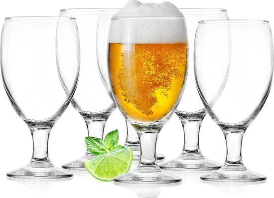 glazen set voor bier 0,5 liter bierglazen voor ambachtelijke biertulp bierglas... | bol