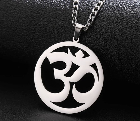 N3 Collecties Rvs crystal OM Ohm Yoga Hangers Unisex | bol