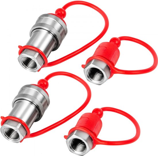 2 sets snelkoppelingen hydraulische 16,5 mm NPT-koppeling trekker | bol