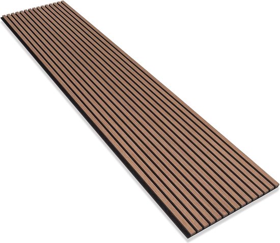 Akudeco® Akoestische wandpanelen - Akupanel - Lattenwand - Walnoot ...