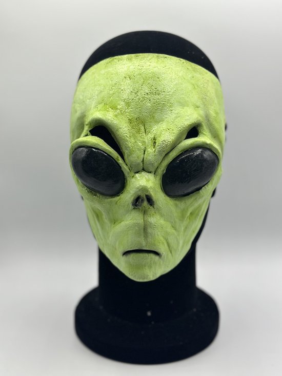 Groen Alien masker - buitenaards wezen masker - carnavals masker alien ...