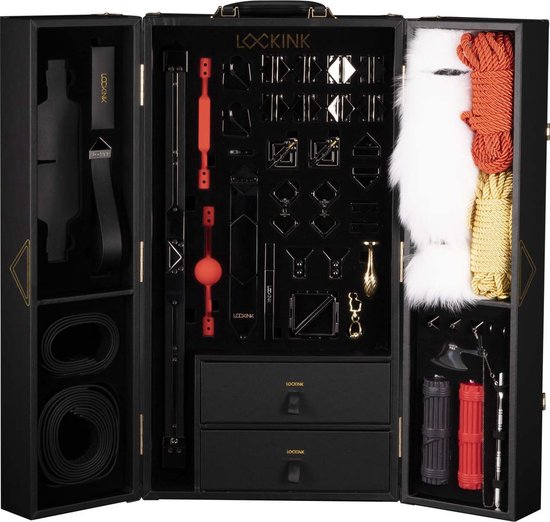 LOCKINK Alles-in-1 BDSM Speelset - zwart | bol