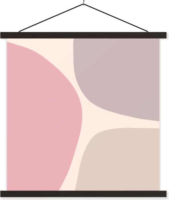 Posterhanger incl. Poster - Schoolplaat - Design - Pastel - Minimalisme ...