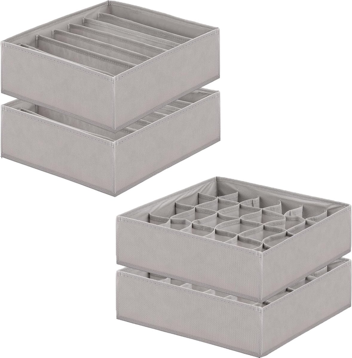Set van 4 lade-organizers, ondergoed organizer, sokken organizer, 24 en ...