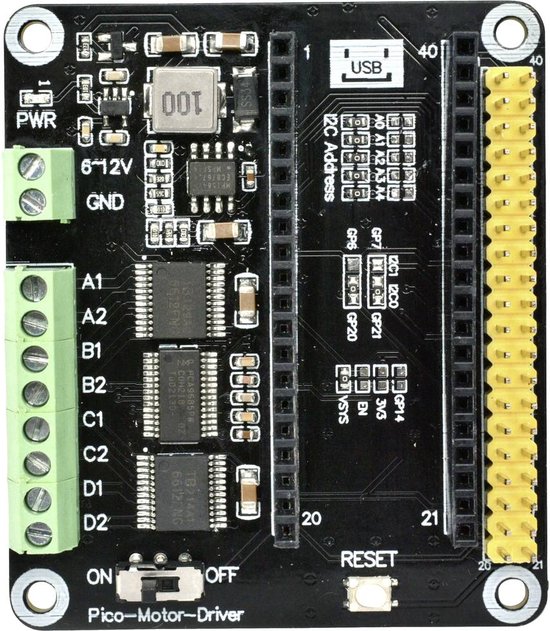 Iduino Shield ME704 Raspberry Pi® Pico | bol