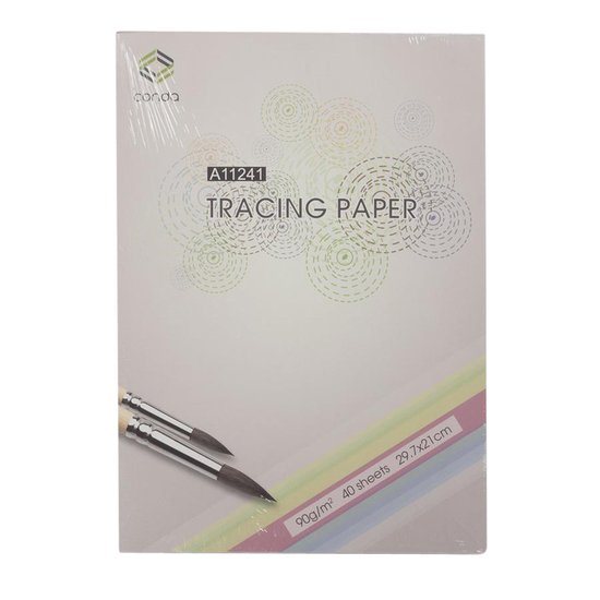 Overtrekpapier conda a4 90 gr transparant | bol