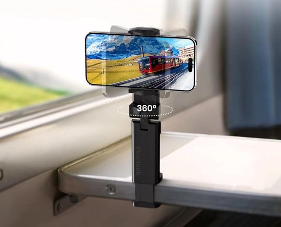 Repus - Universeel 360° Telefoonhouder - Vliegtuig - Reizen - Trein - Bureau - Tafel -... | bol
