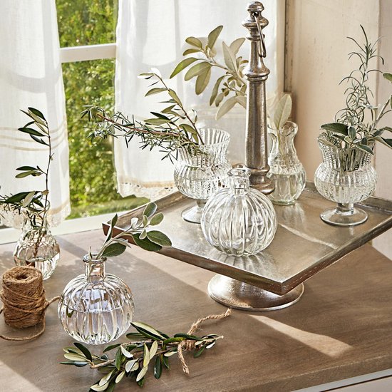 LOBERON Vaas set van 6 Amber helder | bol