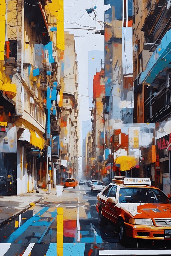 Times Square Poster | New York Poster | New York Abstract | Stadposter ...