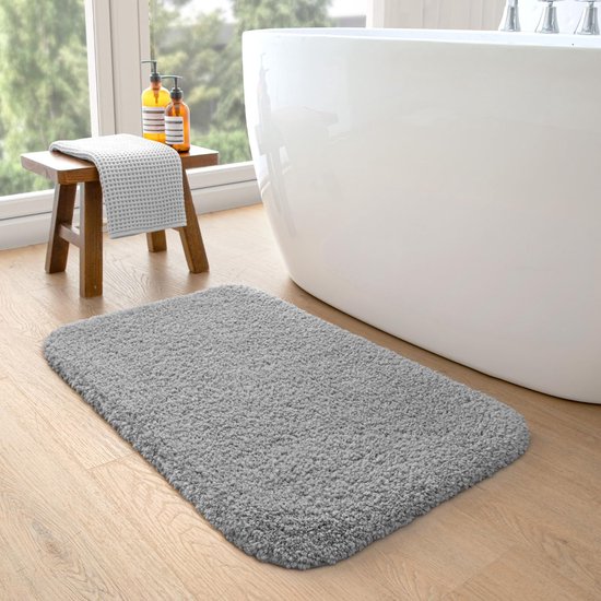 Badmat, antislip, 40 x 60 cm, badmat, wasbaar, absorberend, zacht ...