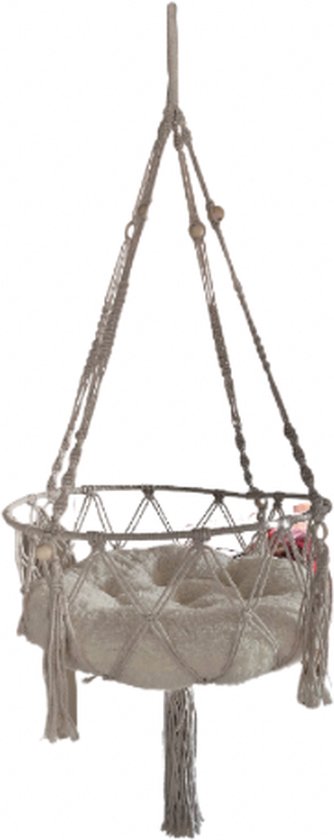 Macramé Katten hangmand 40cm | bol