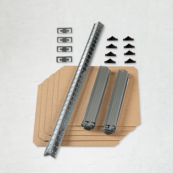 EASYmaxx 2 in 1 zware plank & werkbank, 180 x 40 x 40 cm - 875 kg ...