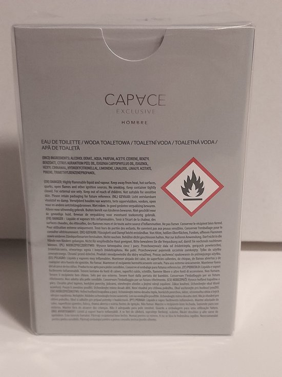 Capace Exclusive Hombre Mateo Eau de toilette parfum for men 100ml | bol