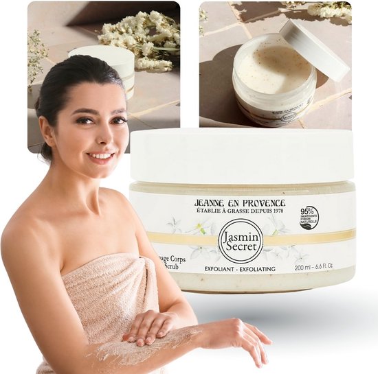 Jeanne en Provence - Lichaamsscrub Jasmin Secret zachte bodyscrub 200ml | bol