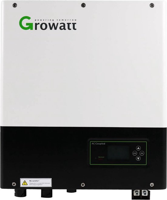 Growatt SPA 5000TL3 BH 5kW omvormer 3-fasig - inclusief slimme meter ...