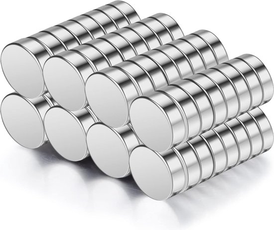 magneten, 64 stuks, mini-koelkastmagneten, 8 x 3 mm, ultra sterke ...