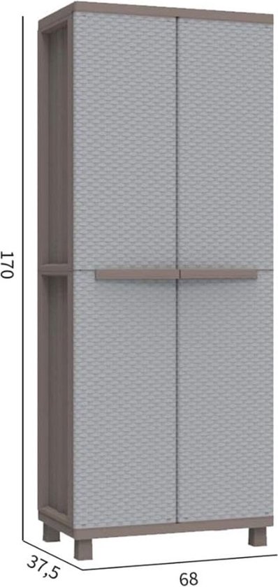 Tuinkast - Tuinkist - Tuinkasten voor Buiten - Tuinberging - Kunststof ...