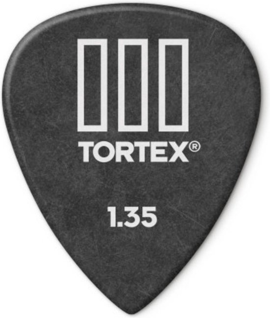 Jim Dunlop - Tortex III - Plectrum - 1,35 mm - 12-pack | bol