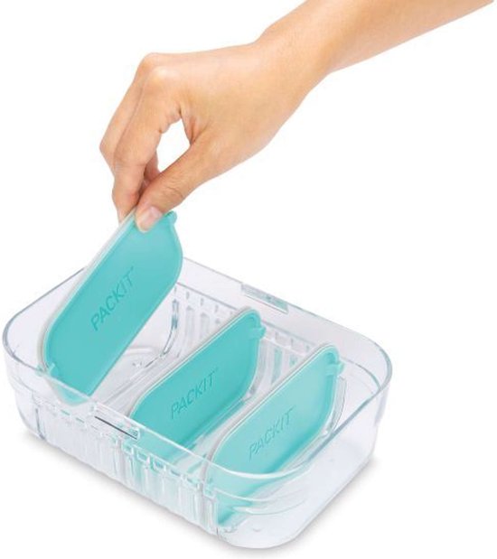 Pack It - Box voor Lunch - Tritan - Blauw - | bol