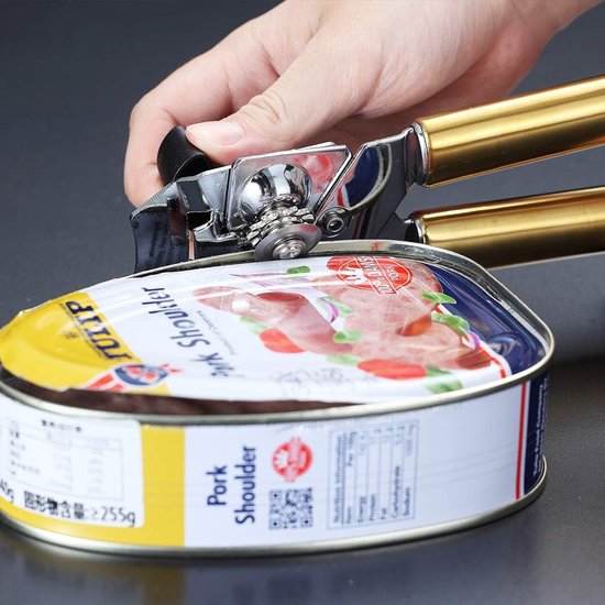Blikopener, roestvrij staal goud blikopener, titanium vergulde ...