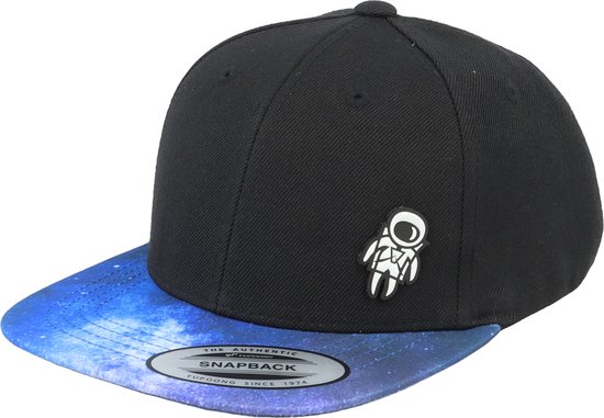 Hatstore- Kids Tiny Astronaut Black/Space Snapback - Kiddo Cap Cap | bol
