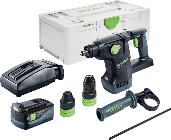 Festool KHC 18 EB-Basic accu-combi-hamer 18 V 2,6 J SDS-Plus Brushless ...