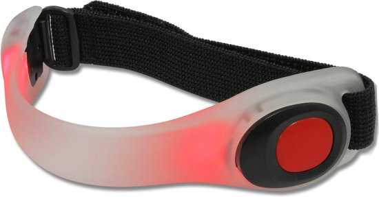 LED Reflector Armband, Red | bol