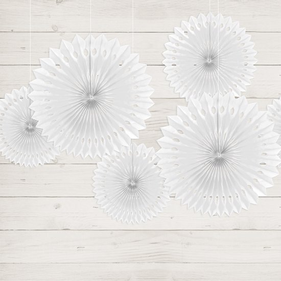 Waaiers Wit - 20/30 cm | bol