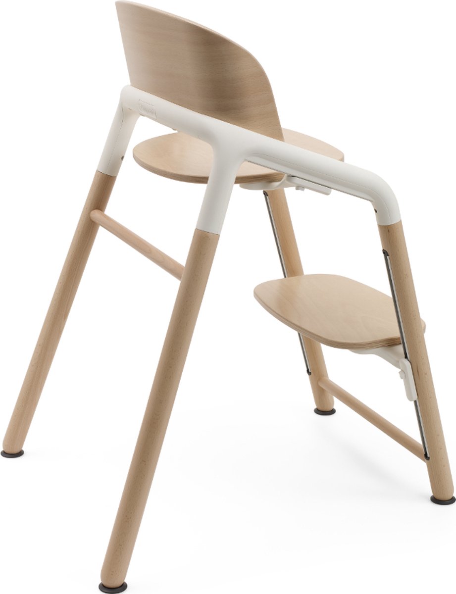 Bugaboo Giraffe houten kinderstoel, verstelbaar in 1 seconde, Natural ...