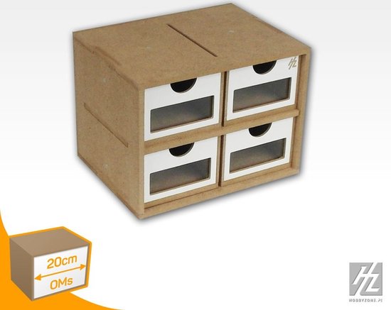 Drawers Module x 4 - Hobbyzone - HZ-OMs01a | bol