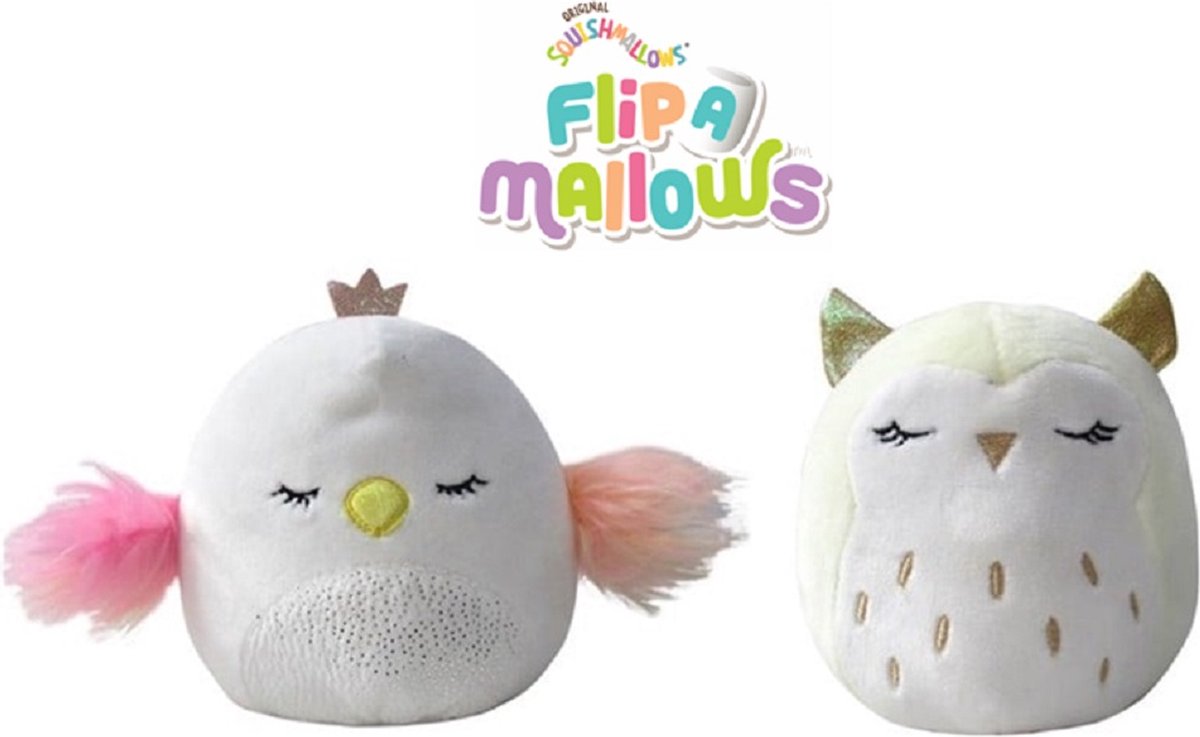 Squishmallow knuffel Flip A Mallow - 1 willekeurig exemplaar - 11 cm ...
