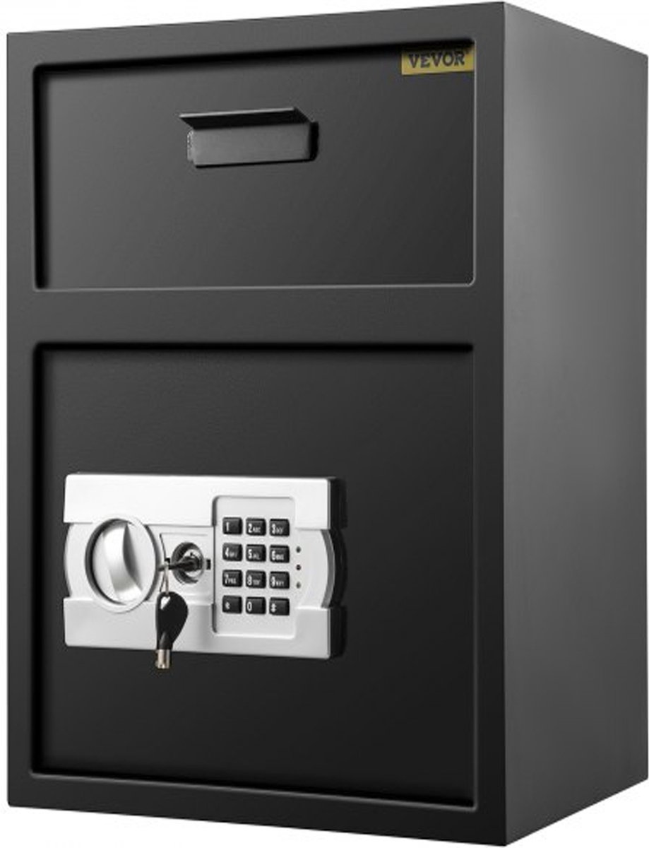 Kluis Brandwerend - Kluisje met Cijferslot - Kluis met 2 Sleutels Voor ...