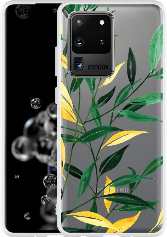 Samsung Galaxy S20 Ultra Hoesje Watercolor Flowers - Designed by Cazy | bol.com