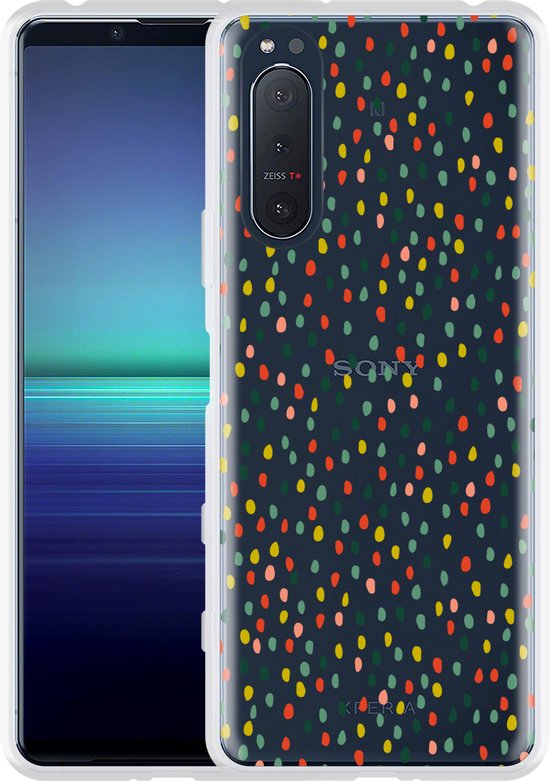 Sony Xperia 5 II Hoesje Happy Dots Designed by Cazy | bol.com