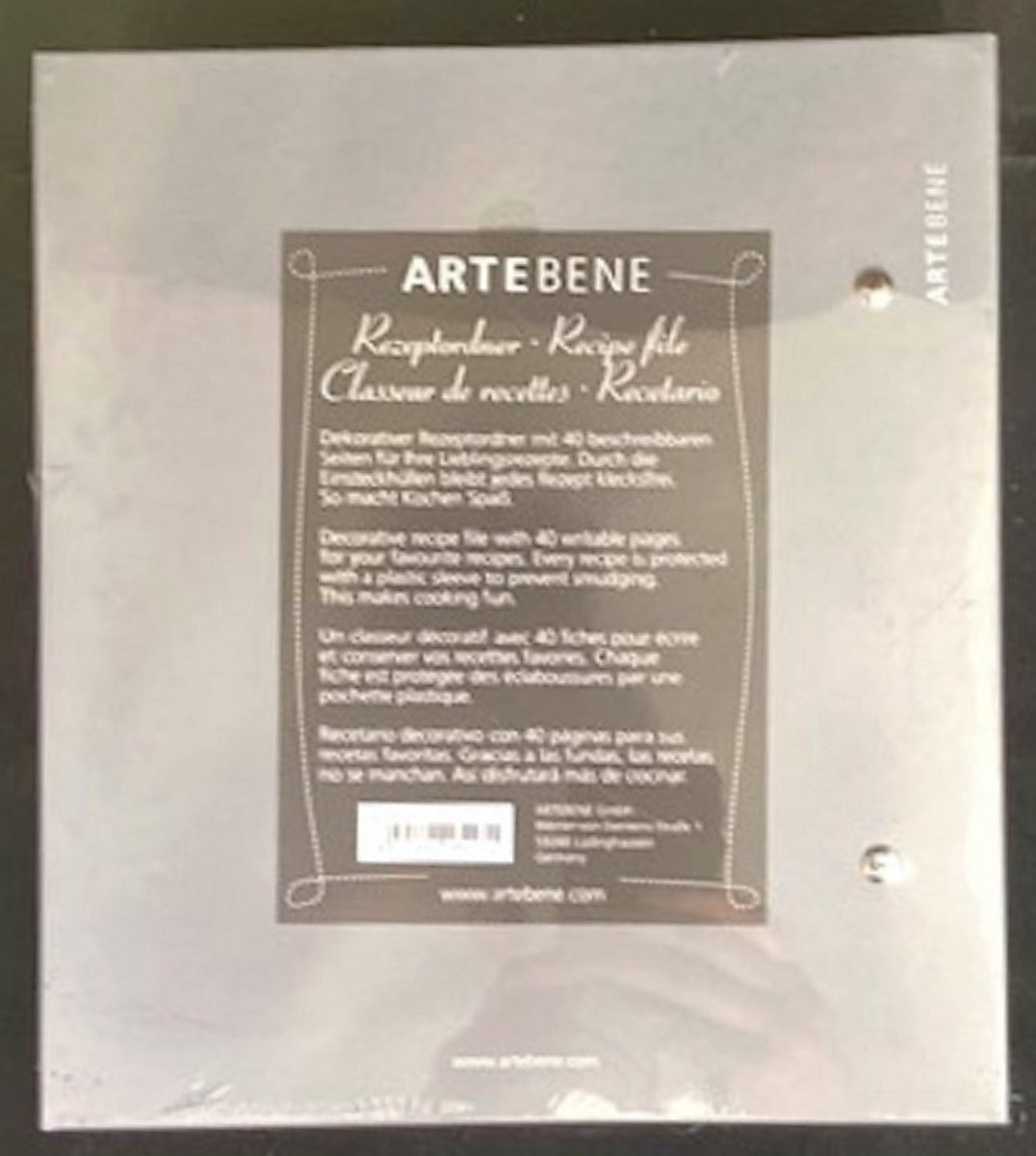 ArteBene - Luxe map voor recepten DIN A5 - My Favourite Recipes Eat Drink Enjoy | bol.com