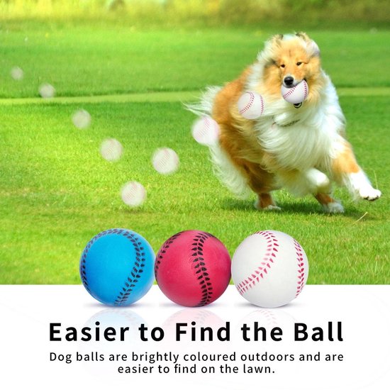 Nobleza Hondenbal Rubber - Diameter 7,2cm - Hondenspeelgoed - Honden ...