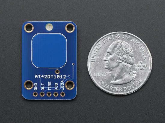 Standalone Toggle Capacitive Touch Sensor Breakout - AT42QT1012 ...