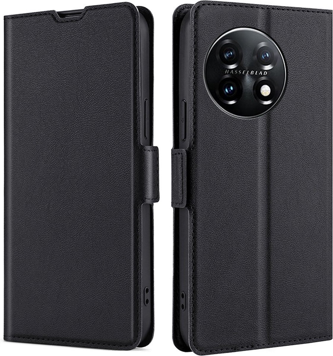 Folio Book Case - OnePlus 11 5G Hoesje - Zwart | bol.com