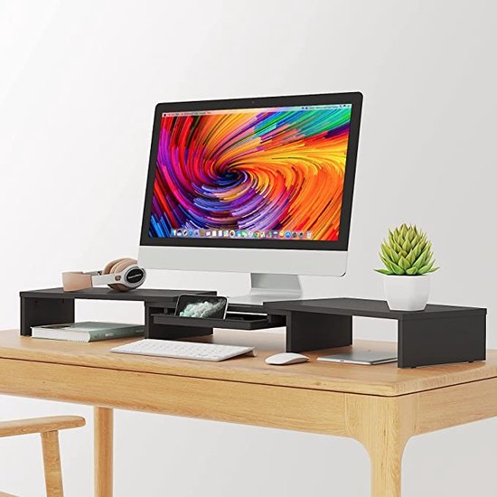 Monitorstandaard - Desk monitor stand - Laptopstandaard | bol