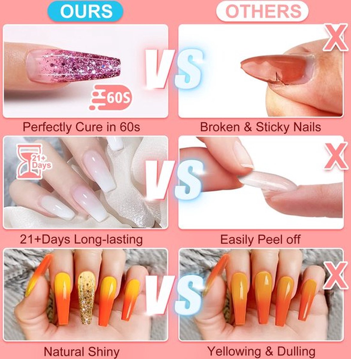 Nepnagels - Polygel Set - 8 Kleuren - Nagels Set - Polygel Starter Set ...