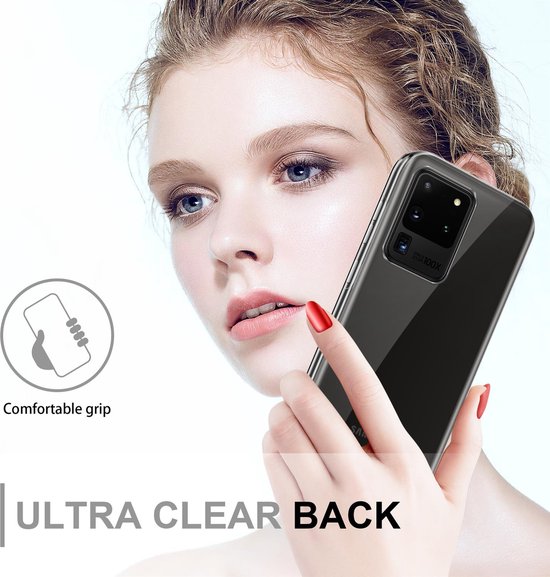 Cadorabo Hoesje geschikt voor Samsung Galaxy S20 ULTRA in TRANSPARANT - 360° Full Body... | bol